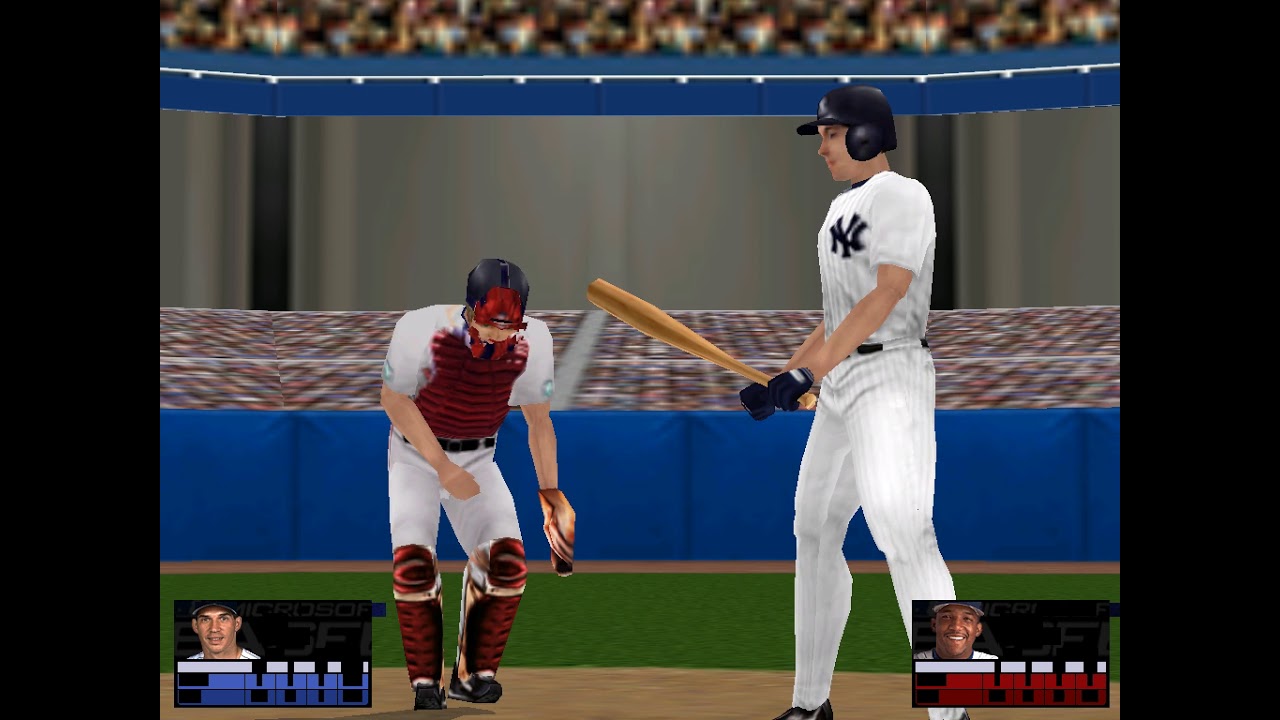 Microsoft Baseball 2000 - Yankees vs Red Sox - YouTube