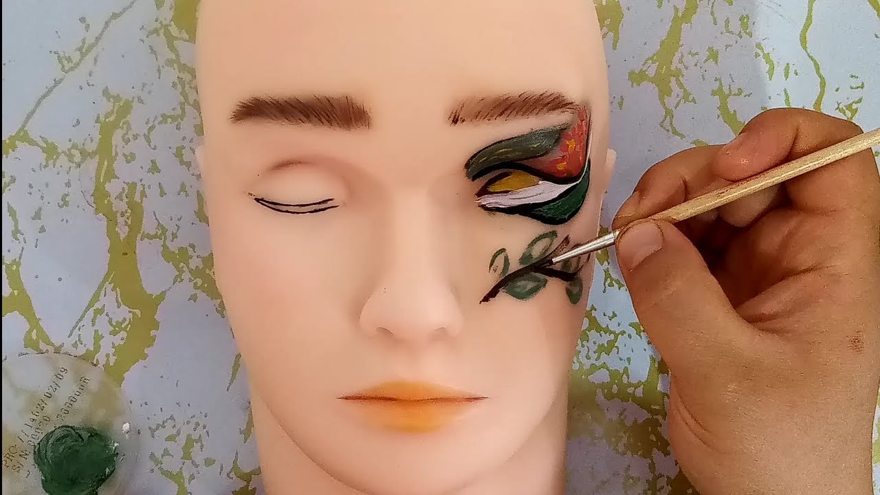 Mannequin Makeover: Traditional Tulip & Leaf Makeup Transformation ...