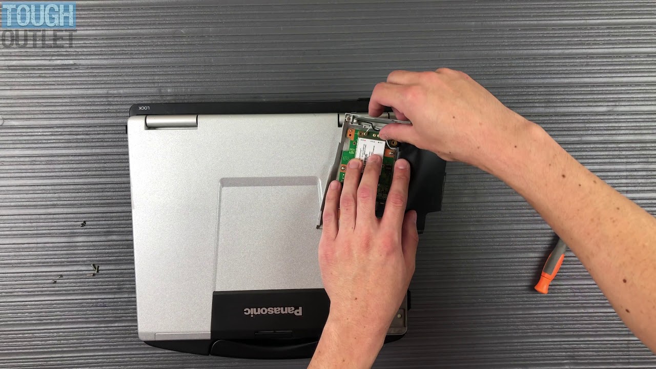 Panasonic Toughbook CF-74: How to install Gobi 5000 - YouTube