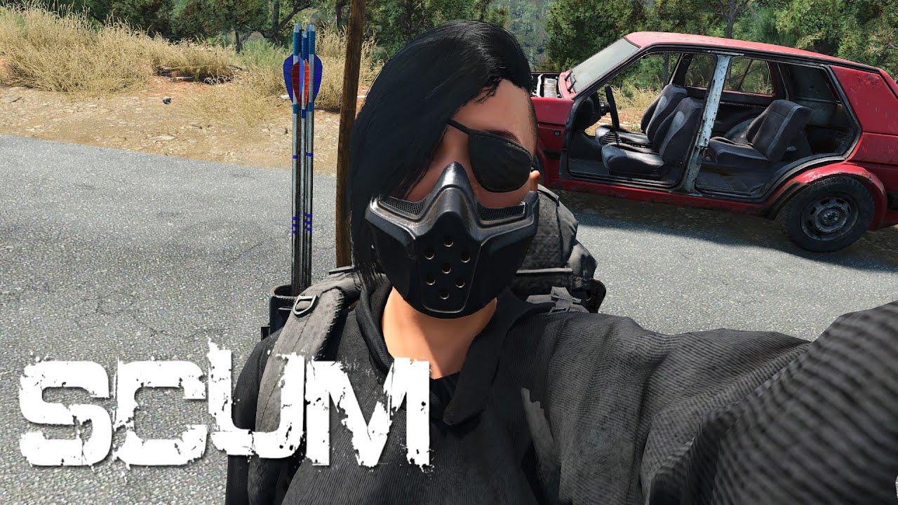 SCUM - Ep. 7 - Putting my Wolfswagen to work! - YouTube