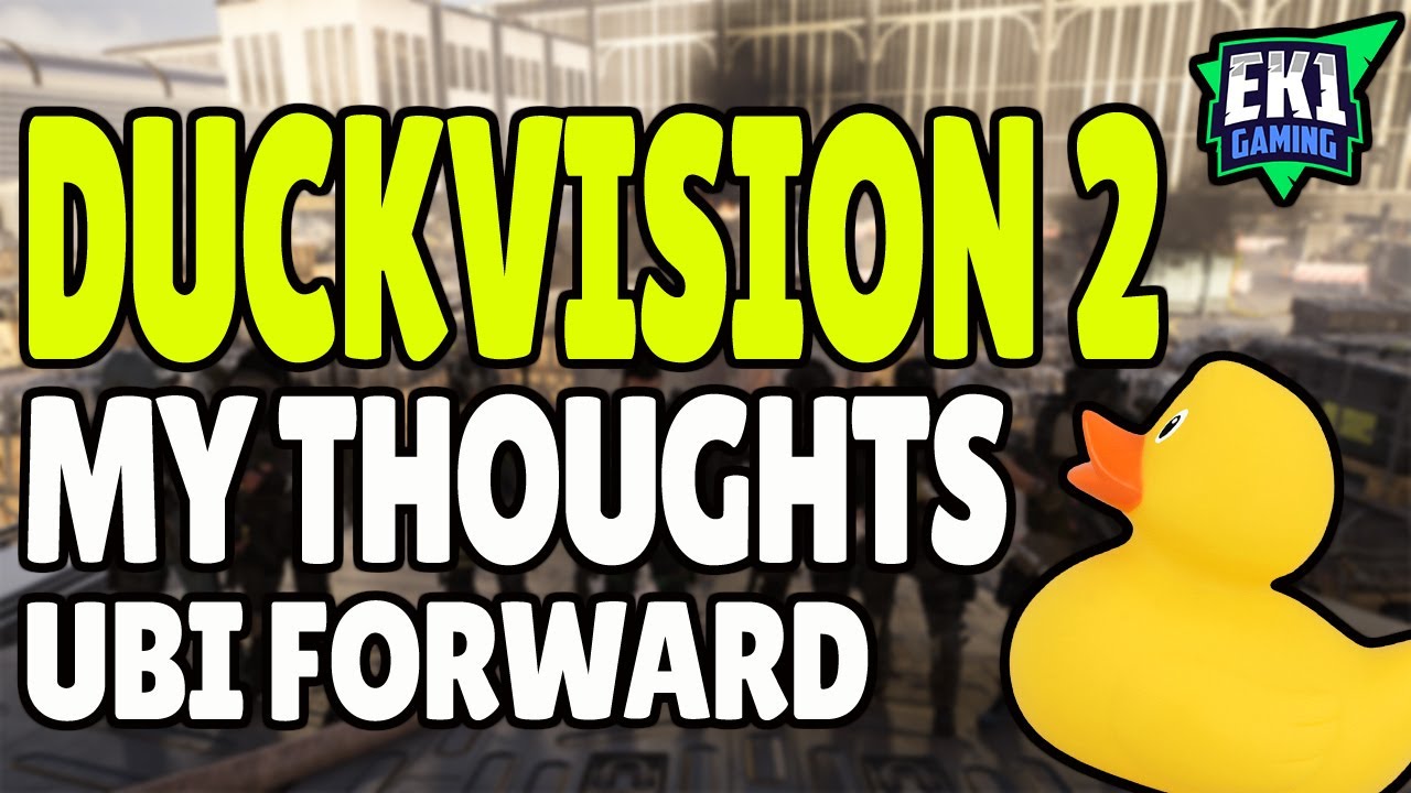THE DIVISION 2 - DUCKVISION - DUCKS IN THE DIVISION? - YouTube
