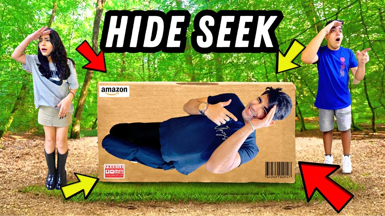 IMPOSSIBLE Cardboard Box HIDE and Seek | Rimorav Vlogs - YouTube
