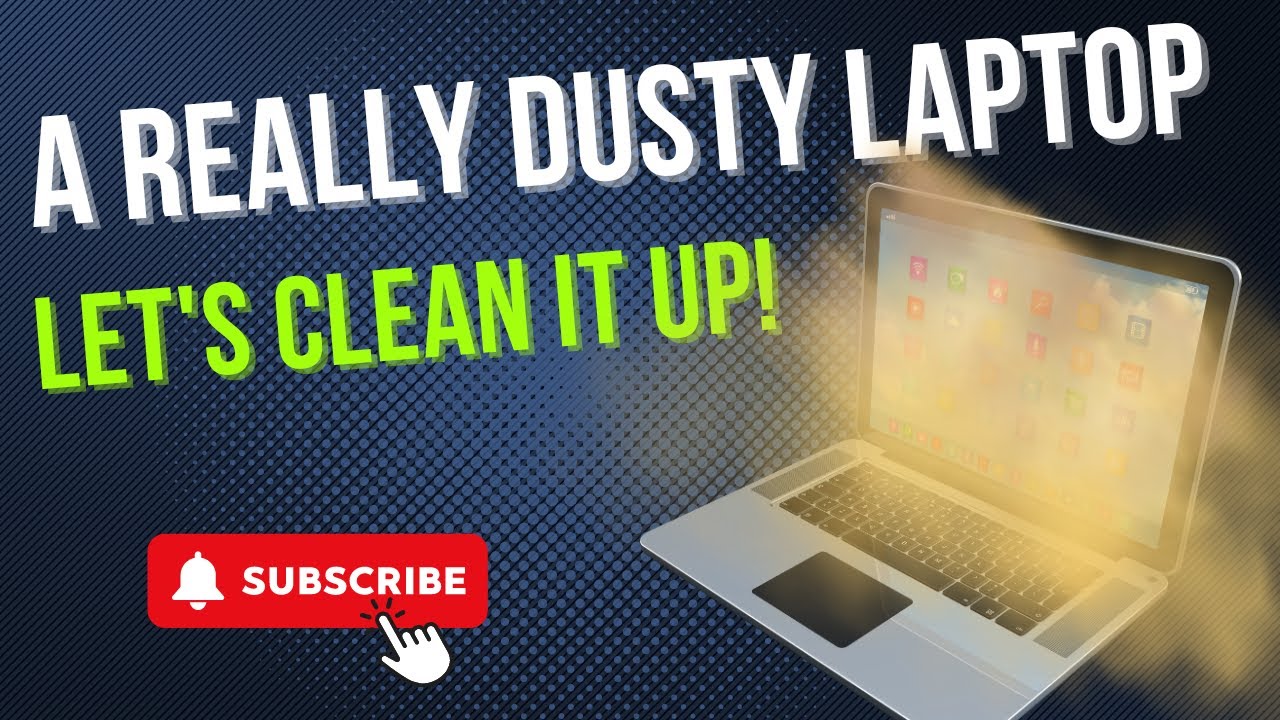 A REALLY dusty laptop, let's clean it up! - YouTube
