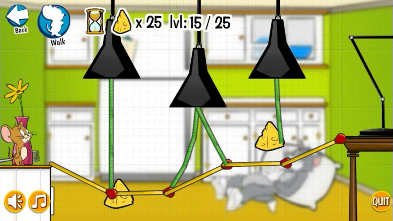 Tom and Jerry Rig A Bridge Level 15 Gameplay Walkthrough - YouTube