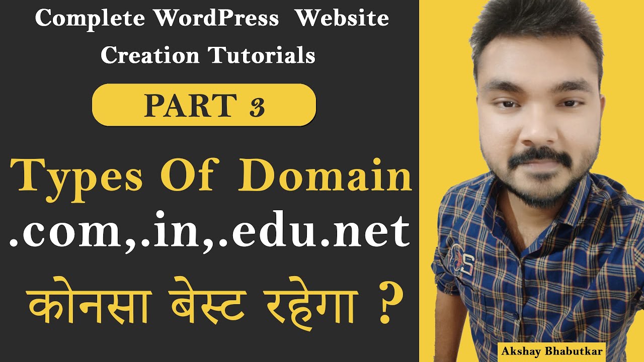 Types Of Domain | Top Level & Country Code Top Level Domains | Akshay ...
