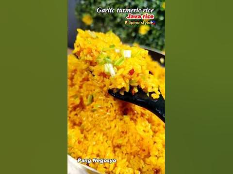 TRENDING JAVA RICE RECIPE PERFECT FOR SILOG BUSINESS | Garlic turmeric ...