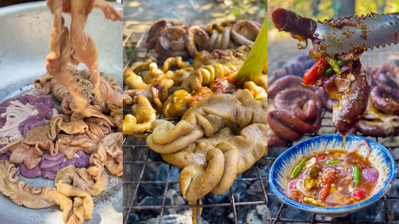 Amazing Cooking Pig's Intestines Recipe In my Countryside - YouTube