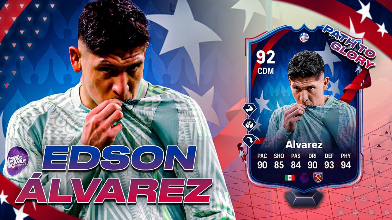 EL MACHIN SON SU MEJOR CARTA EN FC 24 | EDSON ALVAREZ PATH TO GLORY 92 ...