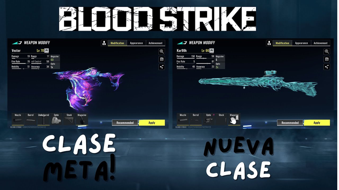 NUEVA VECTOR *META* en BLOOD STRIKE ! 🔫 (Mejores Clases Nueva ...