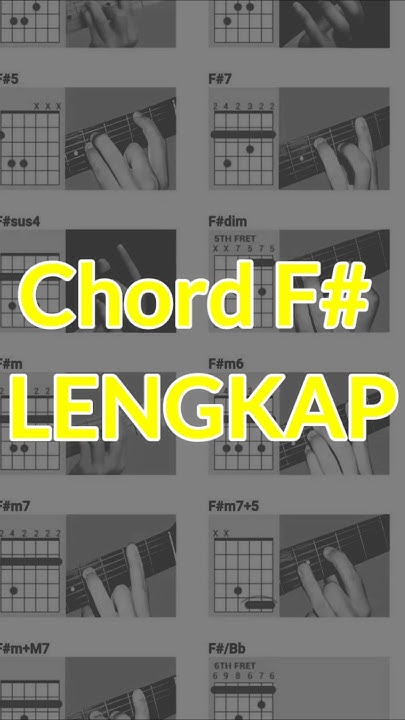 Chord F# Lengkap #guitar #guitarra #music - YouTube