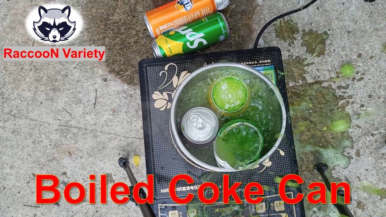 Experiment, Boiled Coke/Cola / กระจาย ต้มโค๊กทั้งกระป๋อง!!! - YouTube