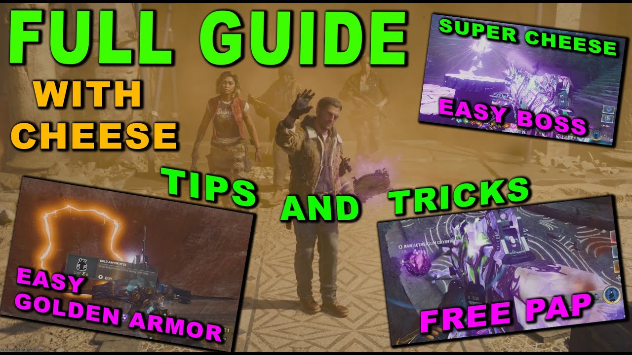 TOMB FULL EE GUIDE: BO6 zombies. Boss Cheese, free pack a punch, free ...