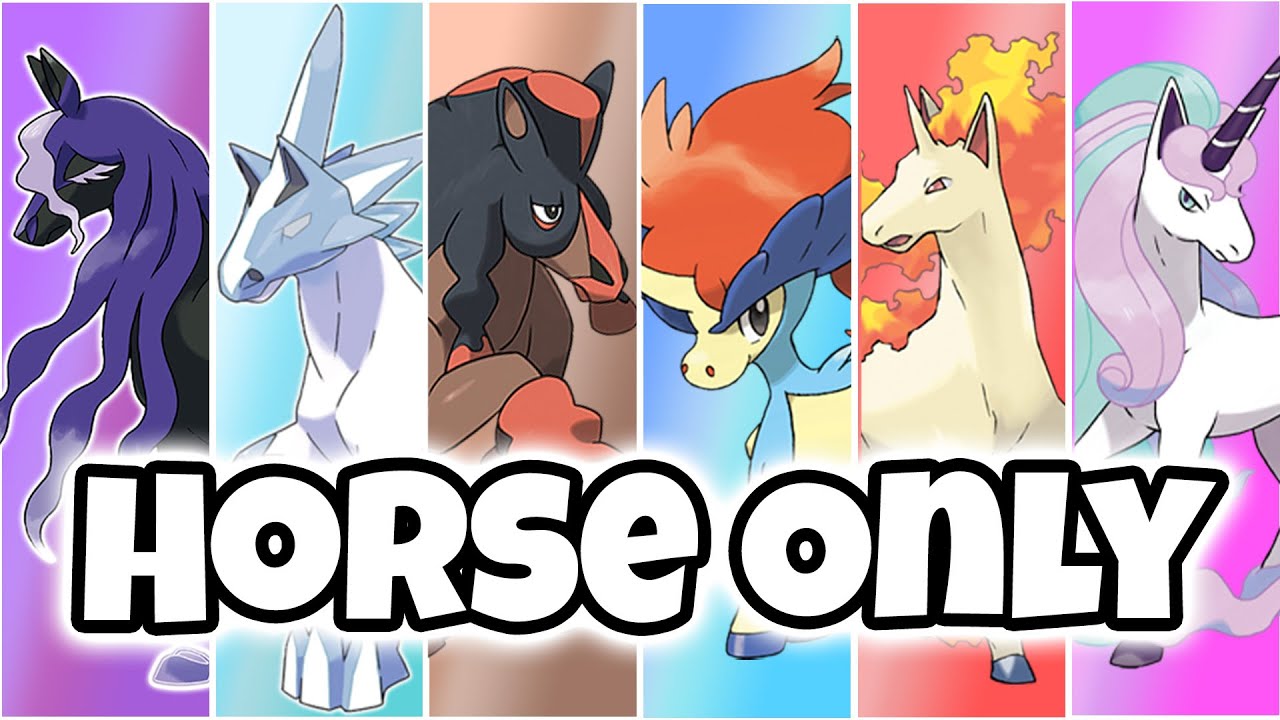 A Pokémon Horse Only Team in Sword & Shield - YouTube