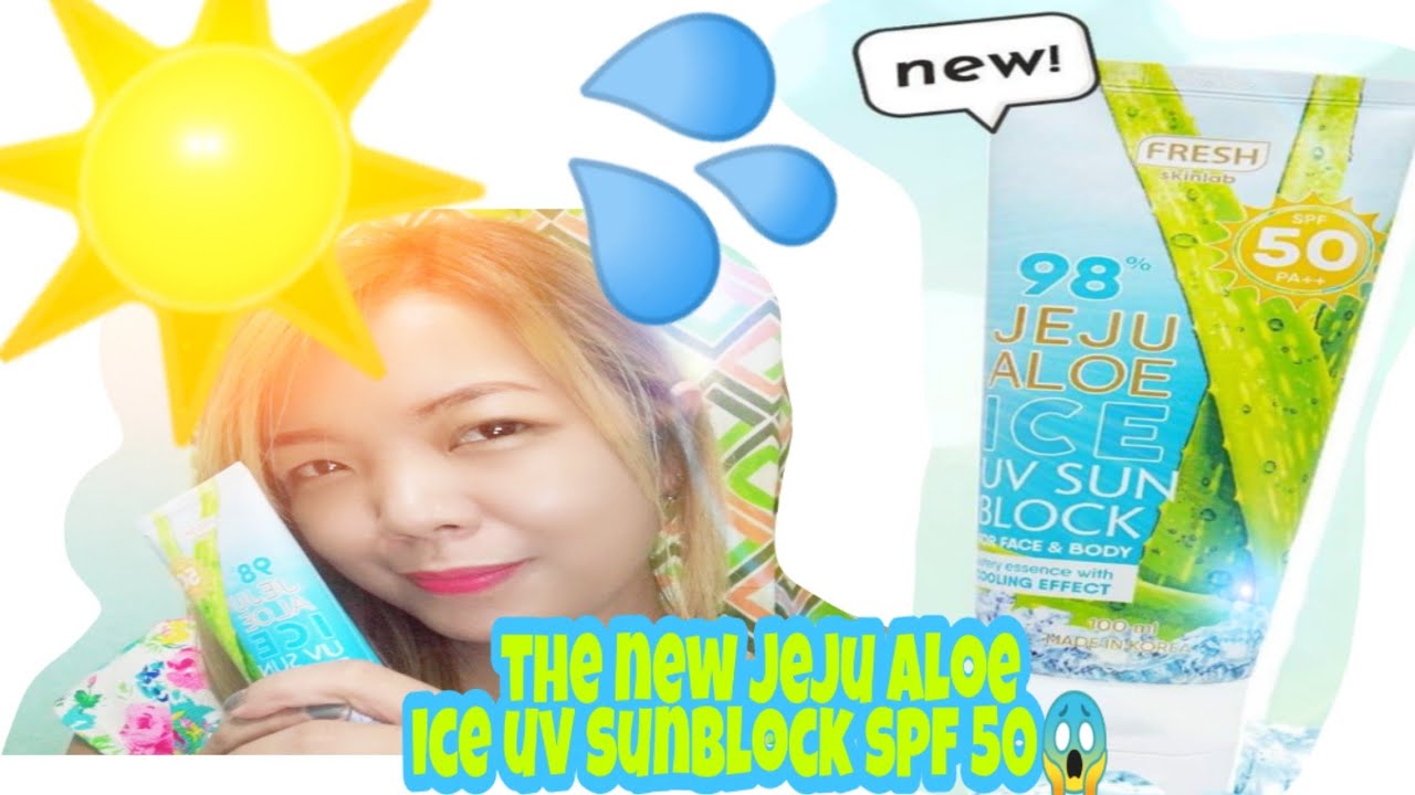FRESH SKINLAB JEJU ALOE ICE UV SUNBLOCK is finally out in the market!😍 ...