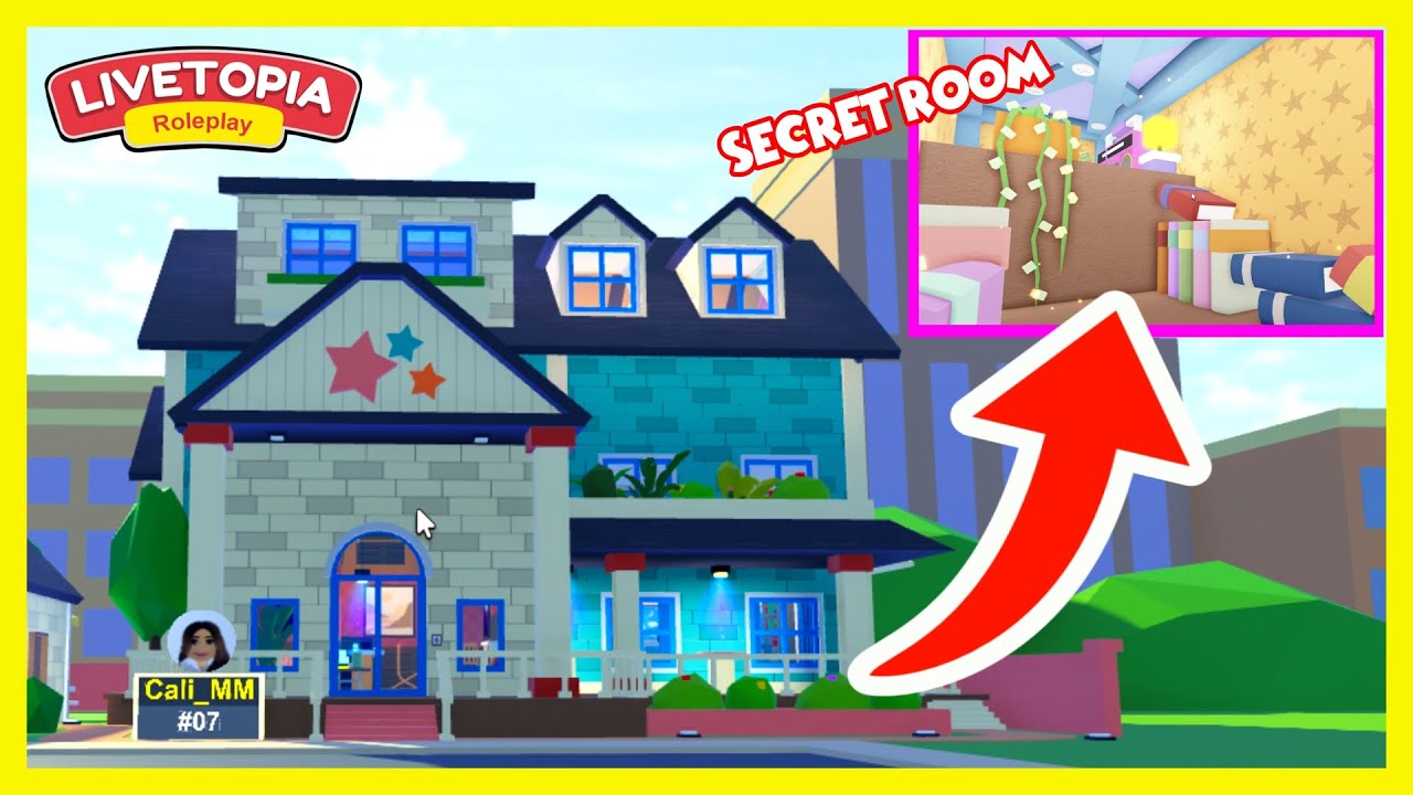 Bookshelf Secret 📚 in New Livetopia House!! | Livetopia Roblox - YouTube