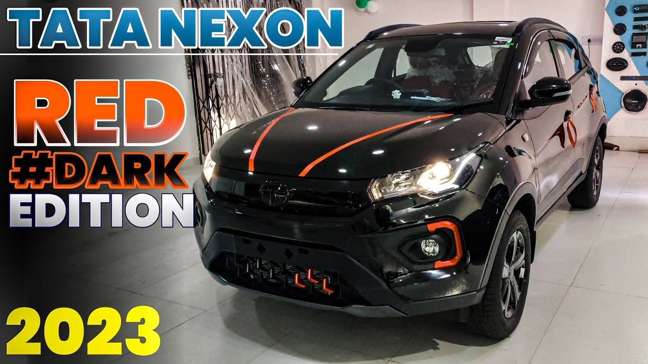 2023 Tata Nexon Red Dark Edition Review and Walkaround l Tata Nexon XZ ...