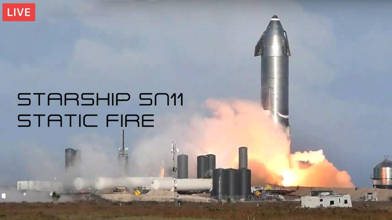 Watch SpaceX's Starship SN11 Light Up its engines for the first time ...