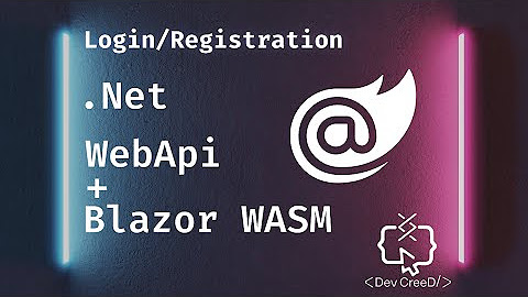 [Arabic - بالعربي] Login/Registration Pages (.Net Web Api + Blazor WASM) - YouTube
