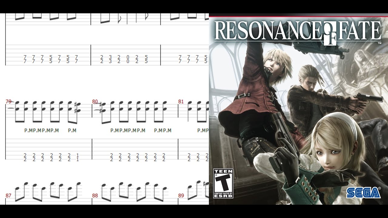 Resonance of fate - Tundra(B) - guitar tab - YouTube