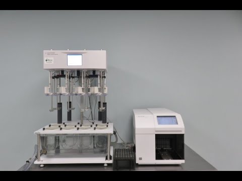 Agilent 708-DS Dissolution System ID 19530 - YouTube