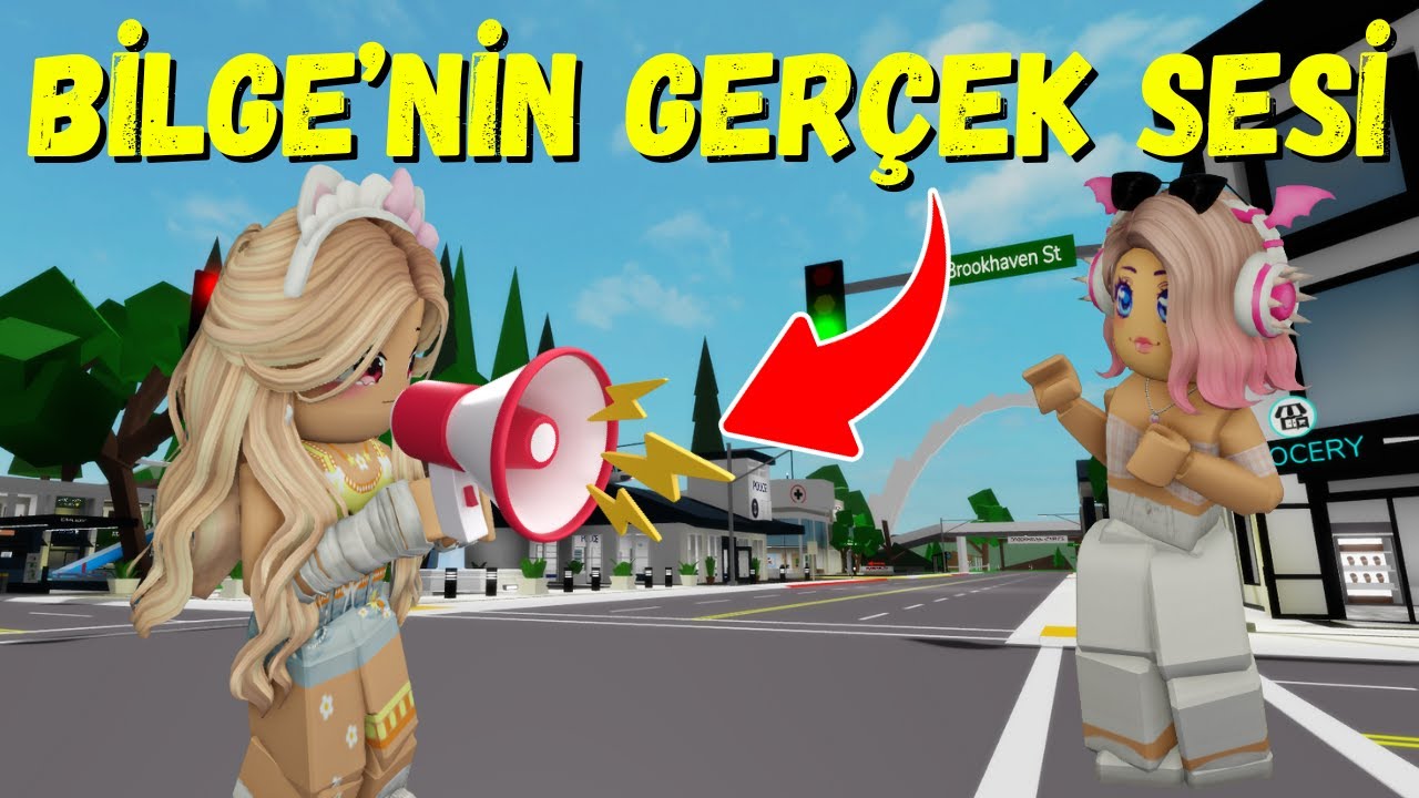İŞTE BİLGE'NİN GERÇEK SESİ🥳AYŞEM ECE ARI🐝ARIGİLLER🐝ROBLOX Brookhaven🏡RP ...