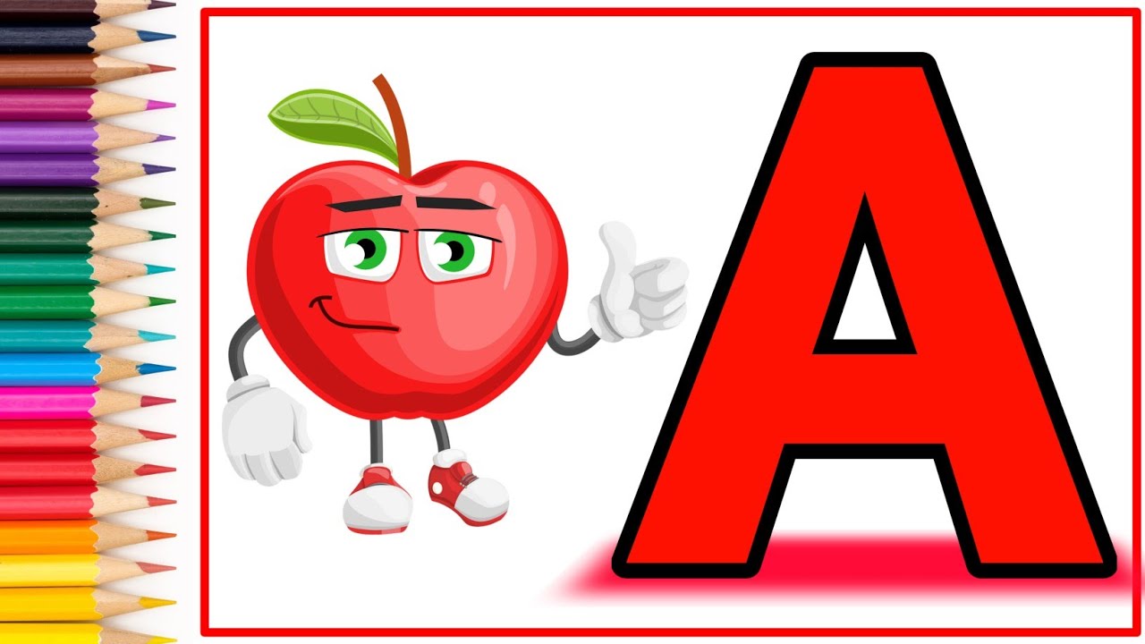 A for Apple B for Ball, Alphabets | Learn to Write Alphabet | ABCD for ...
