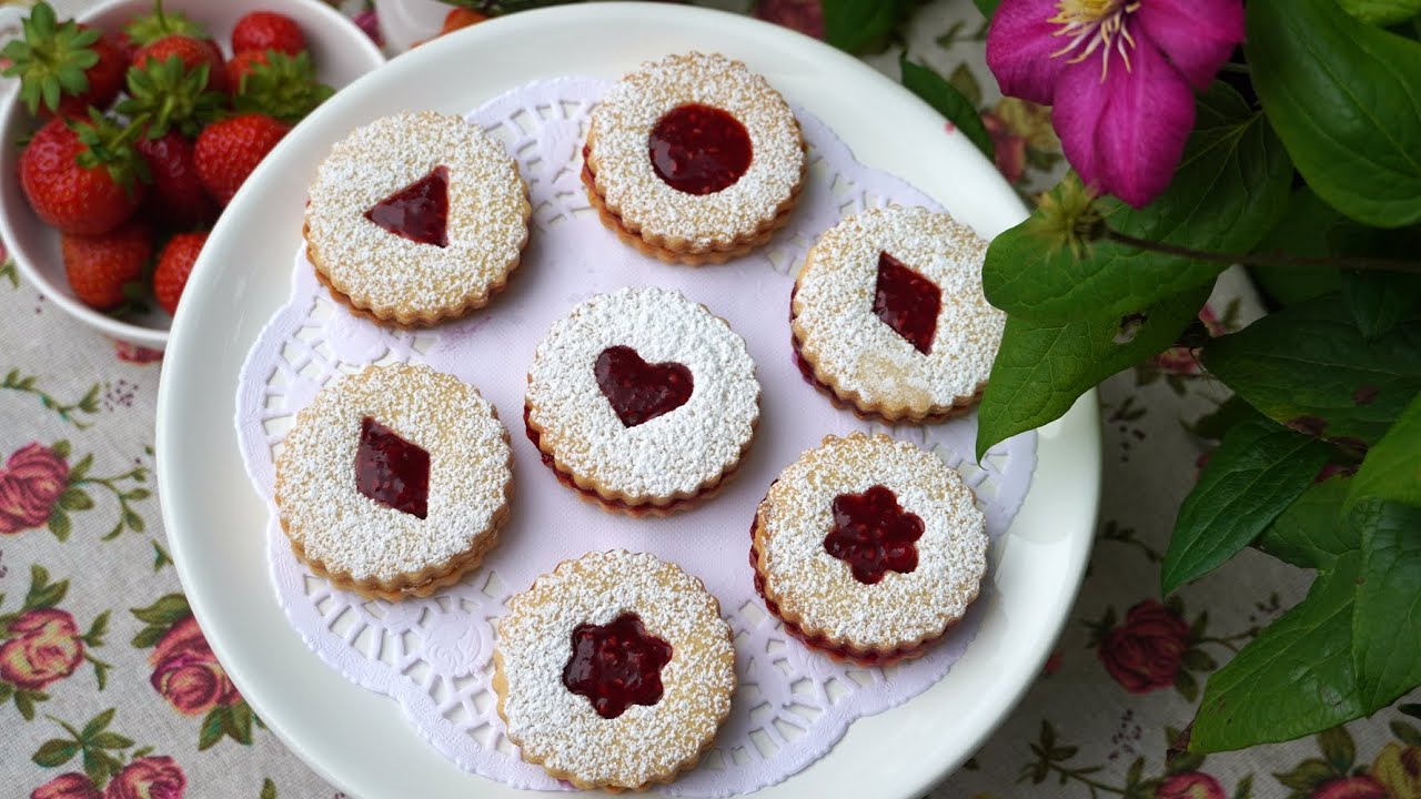 【cc】French Sable Jam Cookies / Easy Recipe / 法式沙布列果酱饼干 - YouTube