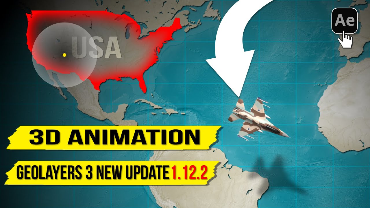 "Create Stunning 3D Jet Animations with GeoLayers 3 | After Effects ...