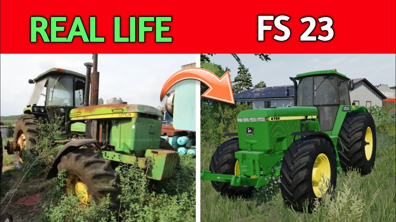 Farming simulator 23 All Tractors In Real Life🥳 | farming simulator 23 ...
