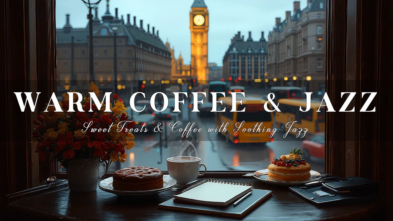 Sweet Treats & Coffee with Soothing Jazz – Relax by the Window with ...
