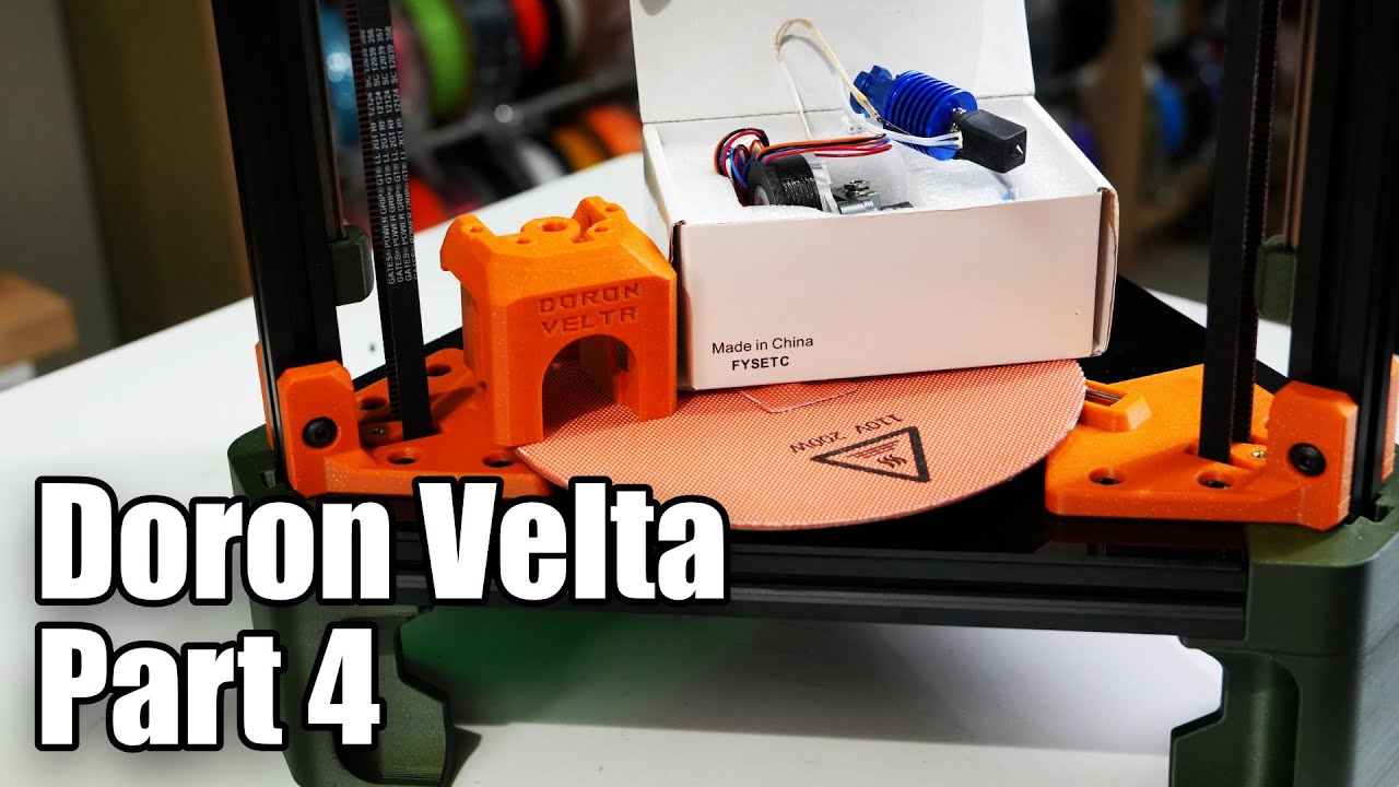 Fysetc Doron Velta Delta Printer Build Part 4 - YouTube