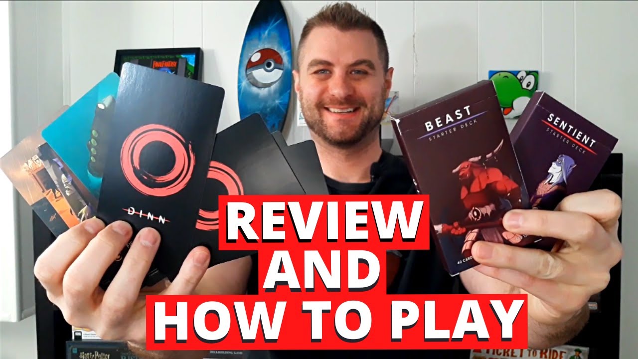 Dinn TCG / Deck Building Card Game Review And How To Play - YouTube
