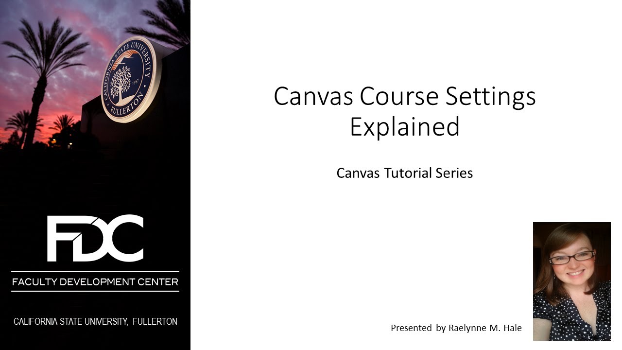 Canvas Course Settings Explained - YouTube