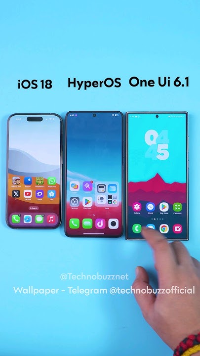 iOSv18 Vs HyperOS vs One UI 6.1 Animations! - YouTube