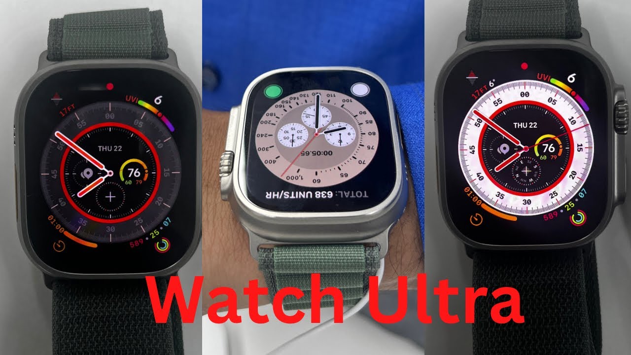 Apple Watch Ultra Unboxing / Watch OS 9🔥🔥🔥 - YouTube