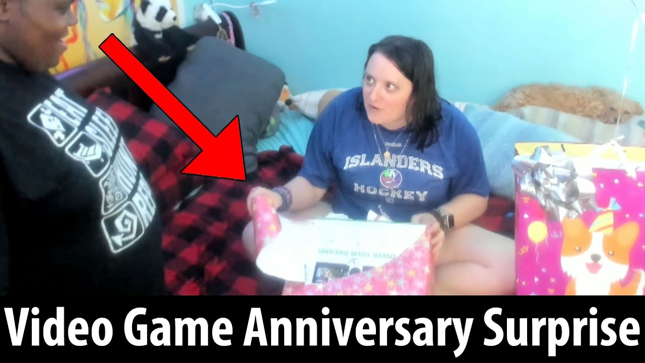 Video Game Anniversary Gift Surprise - YouTube