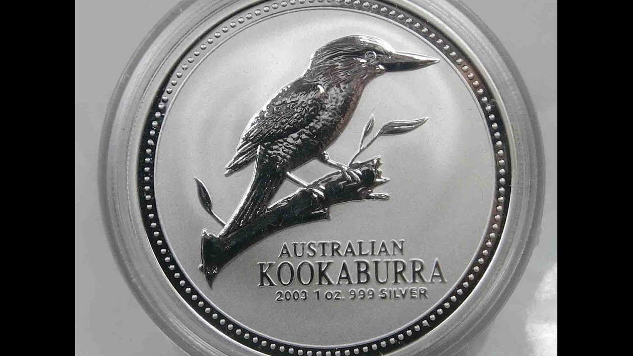 Australia 1 Dollar Kookaburra 2003 Silver Bullion Coins - YouTube