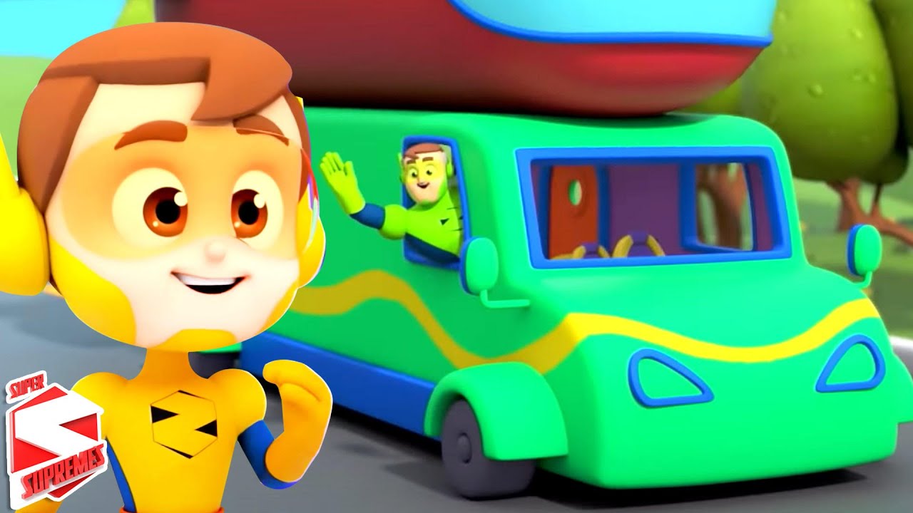 Transport Song, Street Vehicles and Preschool Rhymes for Children - YouTube