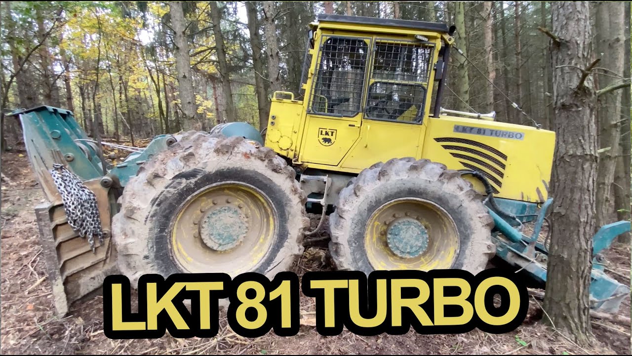 LKT 81 Turbo - Lesní kolový traktor - Lakatoš - YouTube