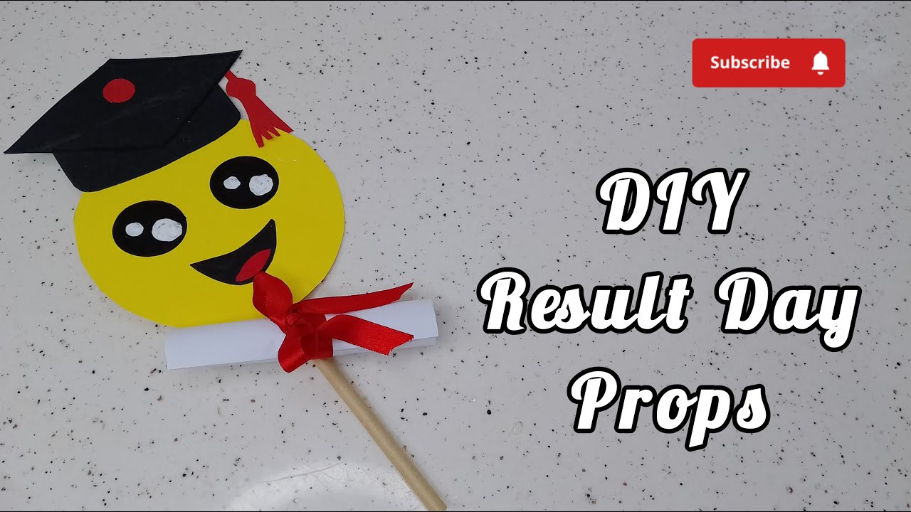 Result Day Craft Ideas || How To Make Result Day Props || Paper Props ...