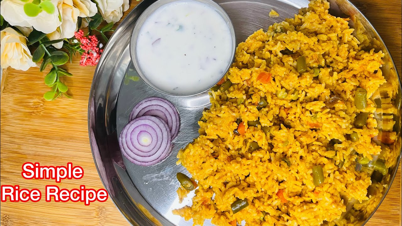 Easy Lunch Box recipe in 10 minutes |Quick and Easy rice recipe for ...