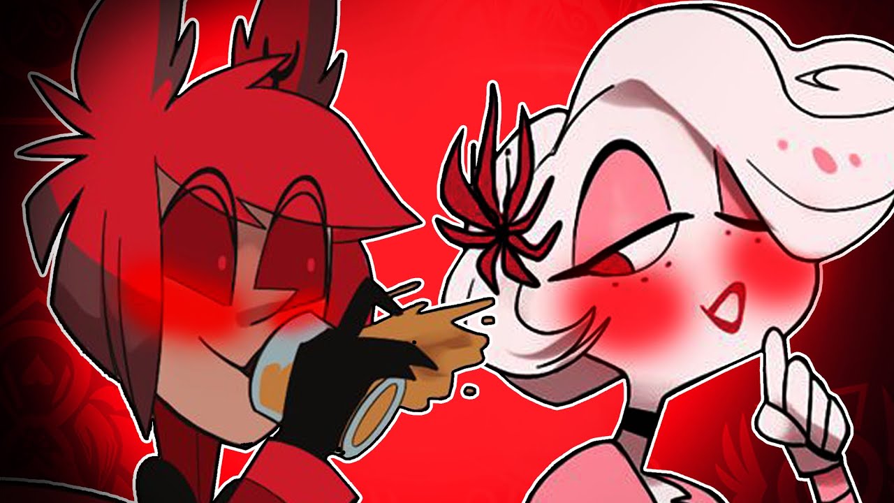 【hazbin Hotel Comic Dub】angels New Dress Angel Dust X Alastor Radiodust Youtube