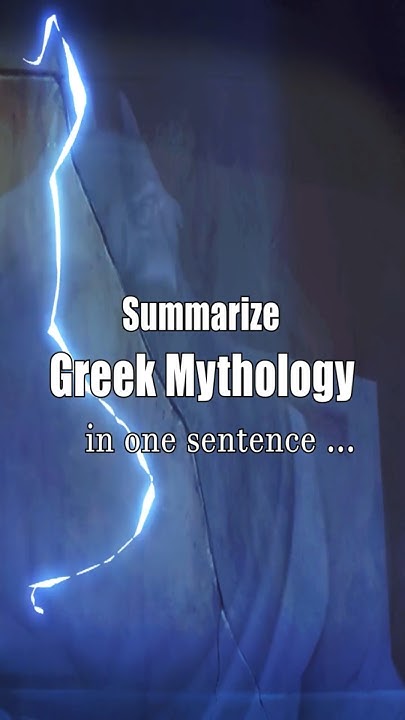 Greek Mythology in one sentence ?⚡🏛 - YouTube