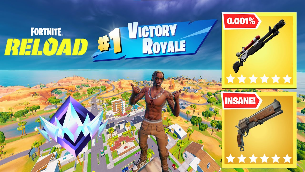 TRAVIS SCOTT! Fortnite Reload Ranked | High Kill Gameplay | Controller ...