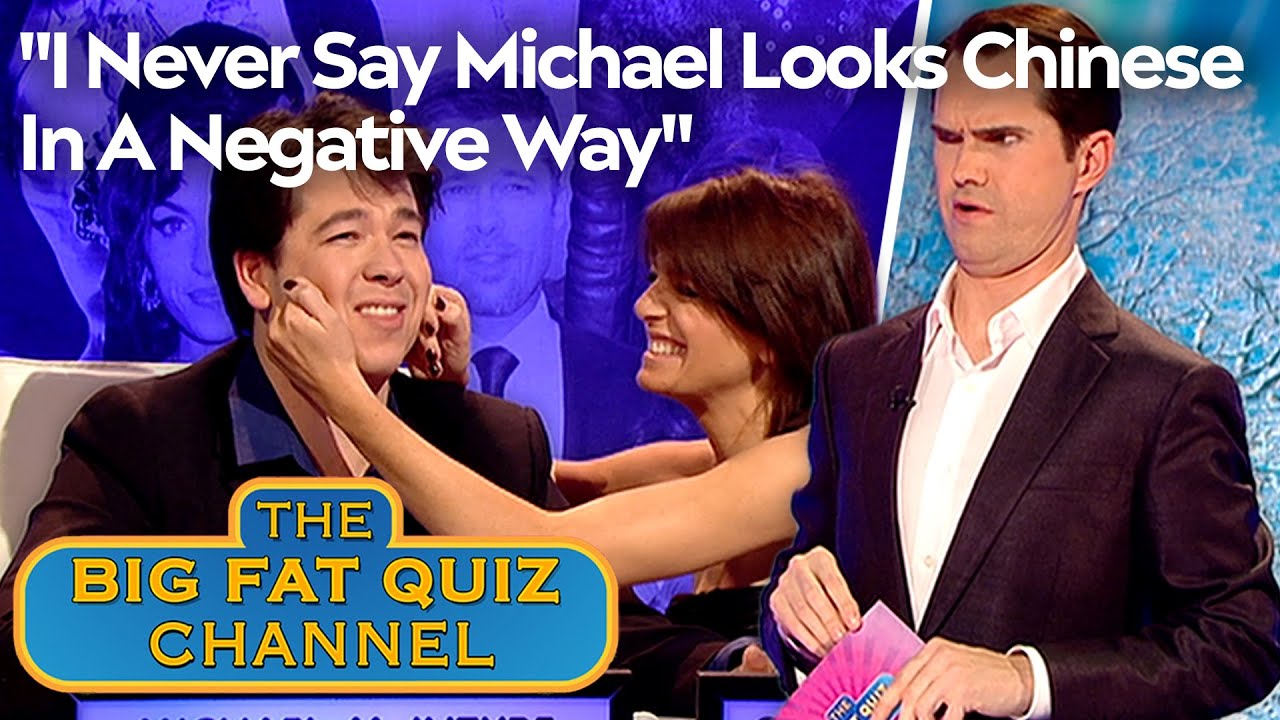 Jimmy Carr Points Out Michael McIntyre's Double Chin | The Big Fat Quiz ...