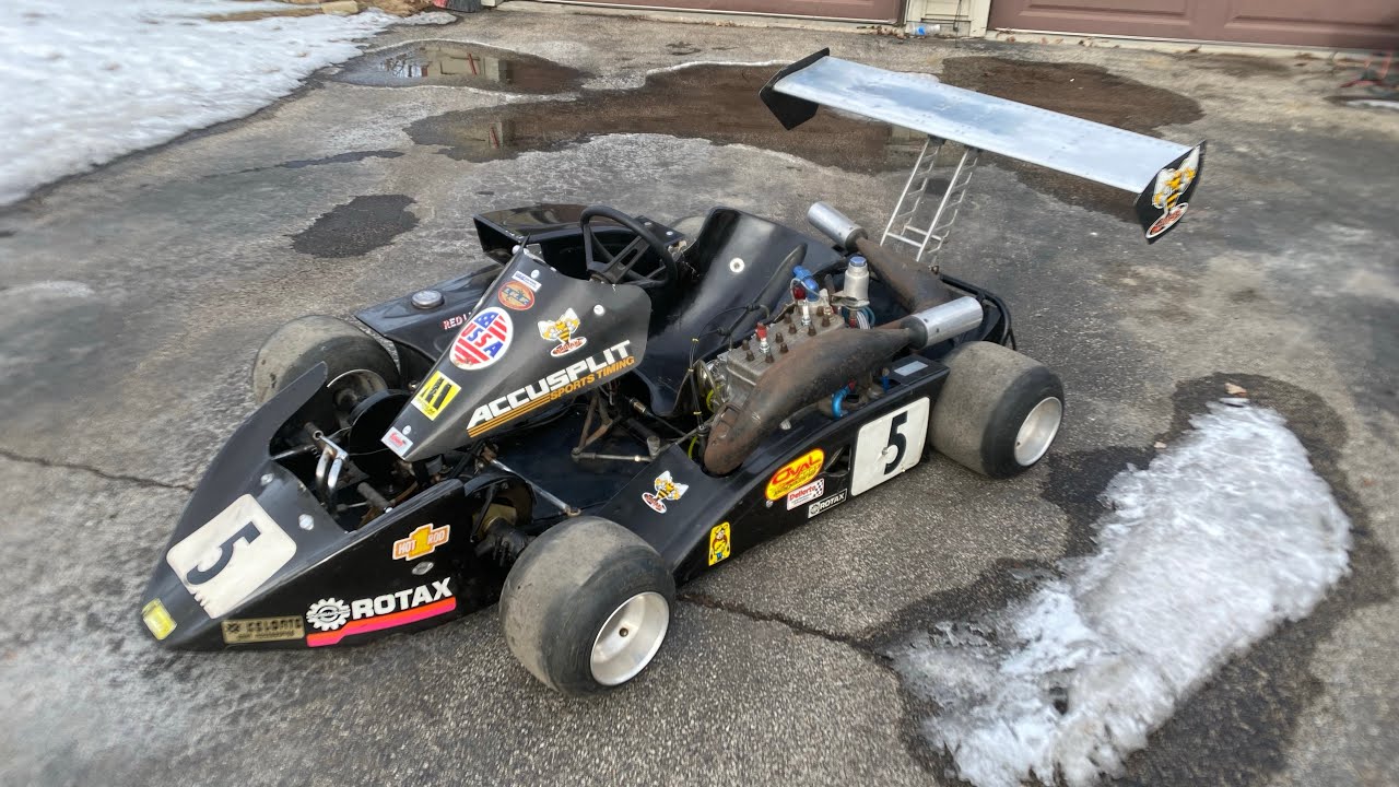 2 stroke Rotax 256 super kart project - YouTube