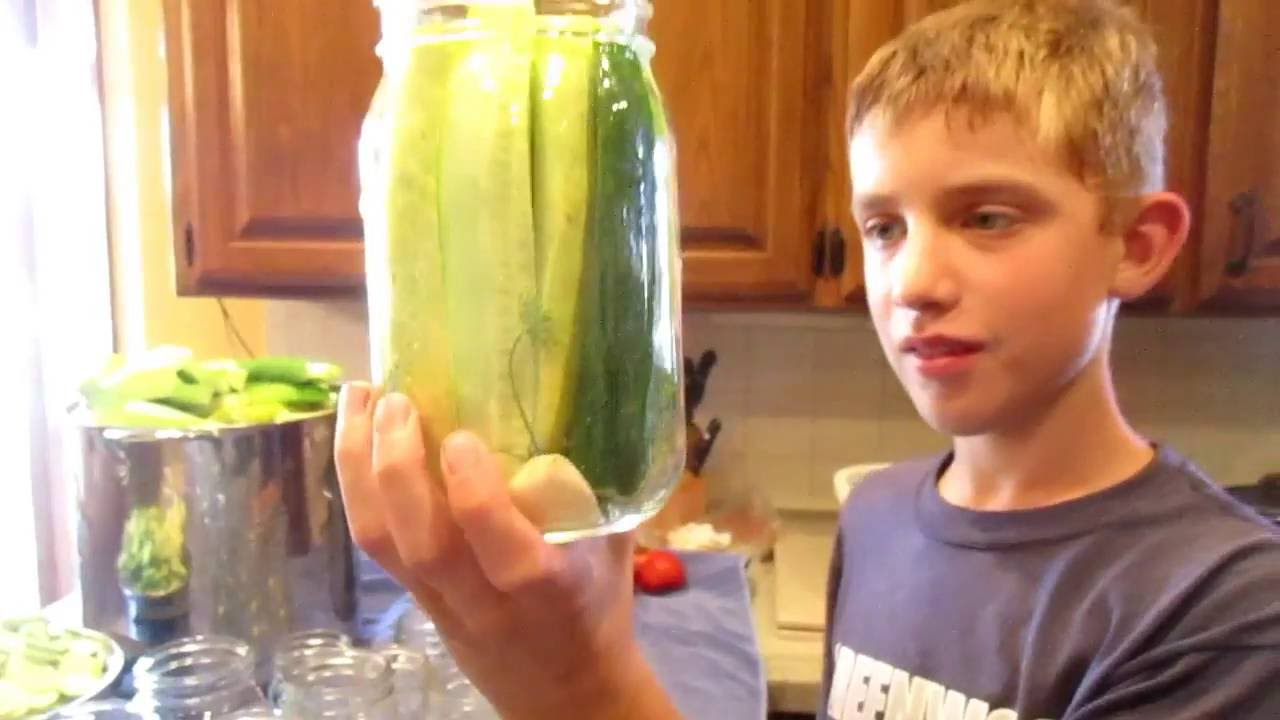 Preserving the Harvest: Pickling Cucumbers - YouTube