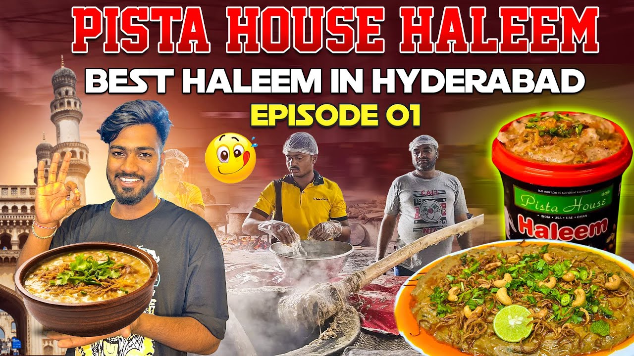Pista house Haleem || best haleem in Hyderabad 2024 || Episode 01 ...