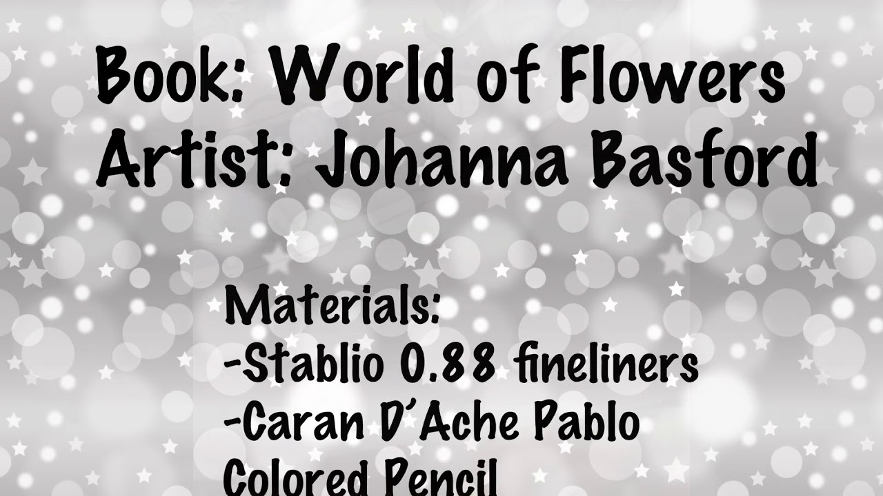 Using Fineliners For Shading - World of Flowers - YouTube
