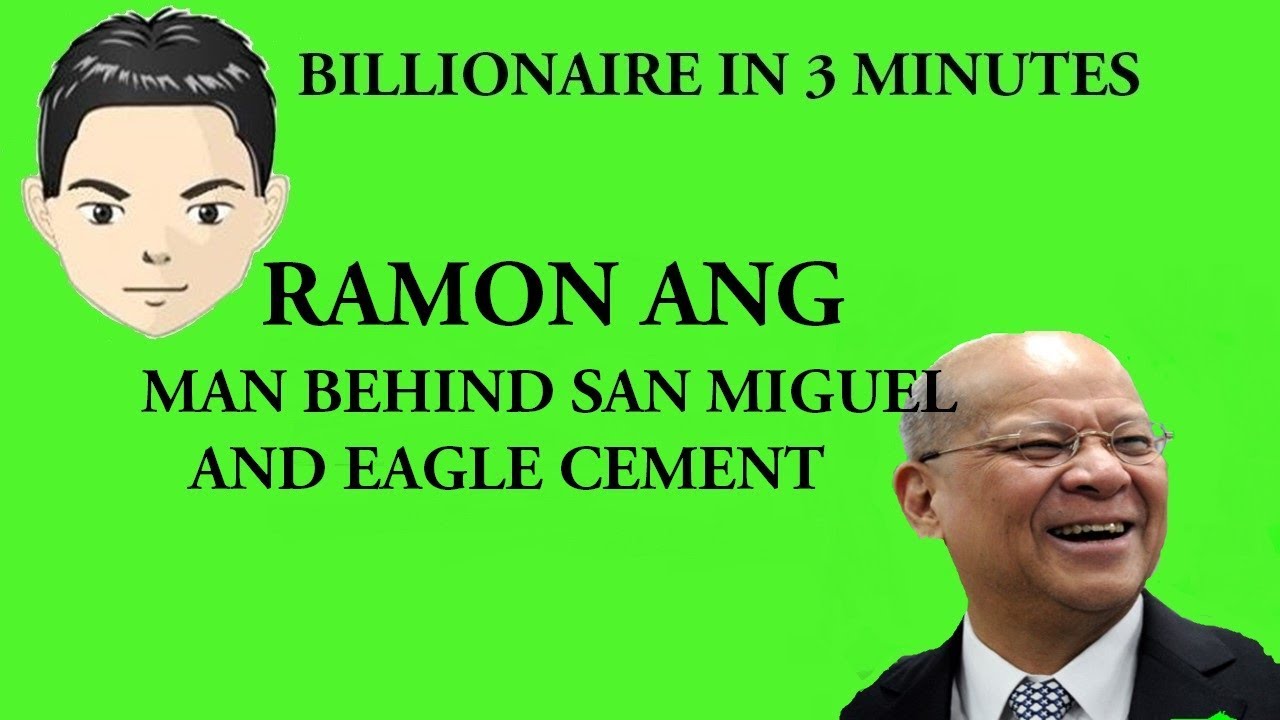 Billionaire Ramon Ang in 3 Minutes (San Miguel and Eagle Cement) - YouTube